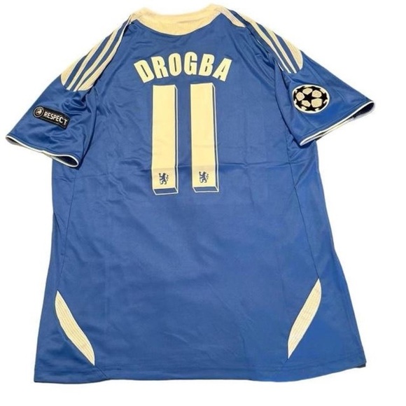 adidas | Shirts | 2112 Champions League Final Chelsea Home Kit Drogba ...